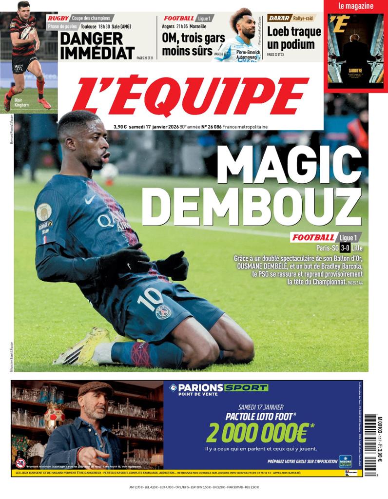 L'Équipe - L'actualité du sport en continu.