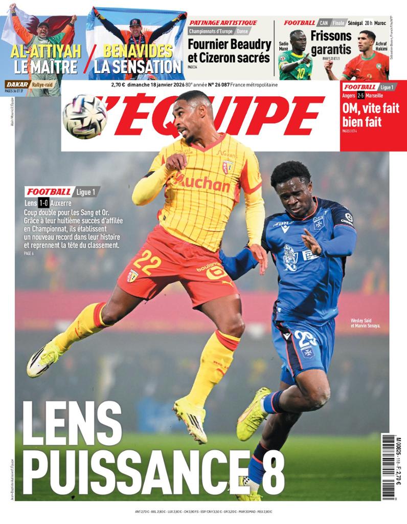L'Équipe - L'actualité du sport en continu.