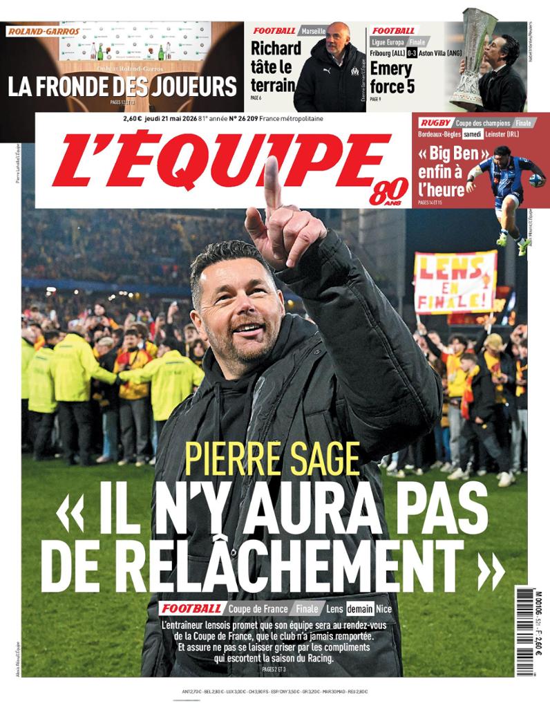 « On ne reverra pas deux types de cette dimension-là avant longtemps ...