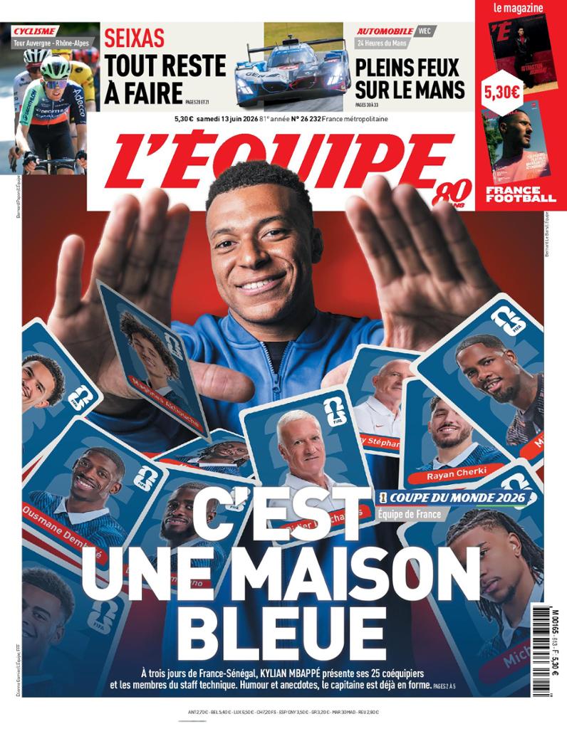 Les intendants de l'équipe de France ont dû emporter plus de mille ...